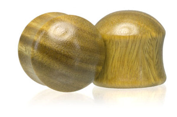 Exotic Wood Convex - Ear Gauges, Wood Plugs | Omerica Organic