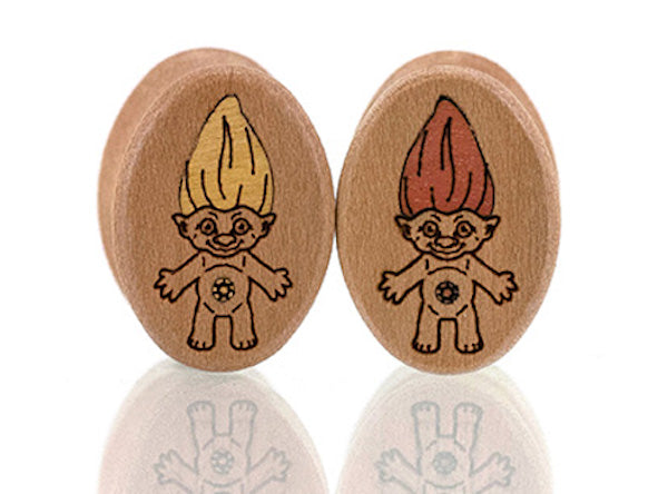 Troll Doll Ovals - Ear Gauges, Plugs, Body Jewelry | Omerica Organic